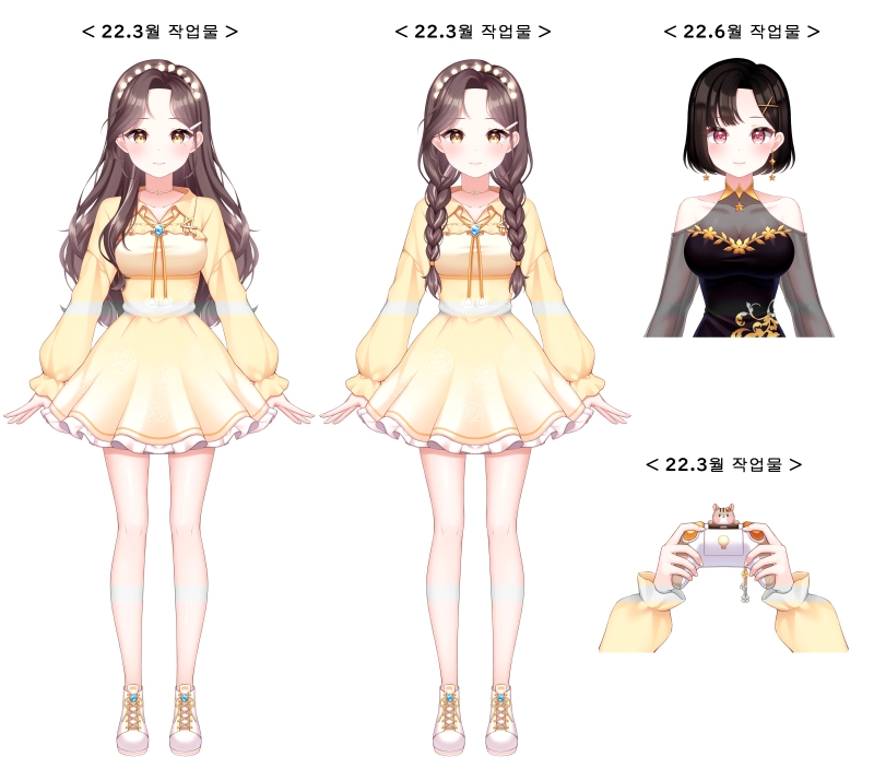 Live2D 일러스트 / Vtuber | 린아 | RinA | CREPE